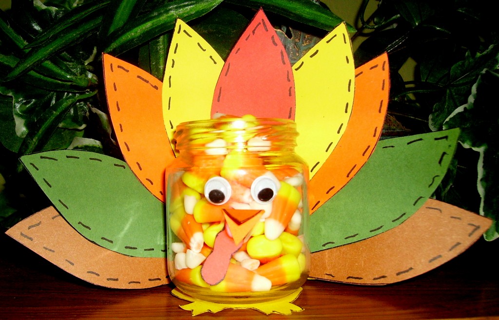 Turkey Treat Jar | KIDS & GLITTER