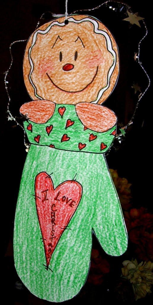 Gingerbread Man/ Snowman Hanging | KIDS & GLITTER