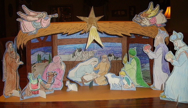 Nativity Stable Scene | KIDS & GLITTER