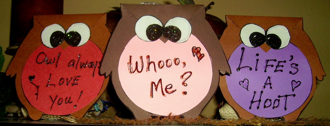 Owl Valentine Card | KIDS & GLITTER